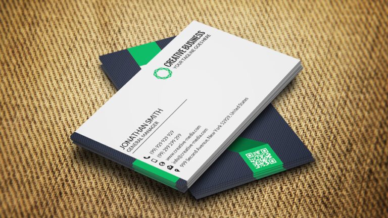 Free Minimalist Professional Name Card Design And Print $34.90