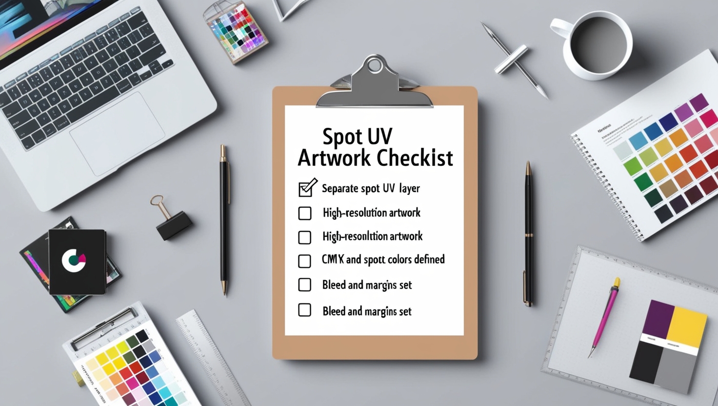 Essential Spot UV Artwork Checklist For Print Design