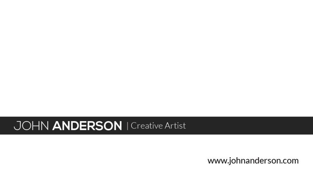 Free Artistic Flair Personal Name Card Design And Print $34.90