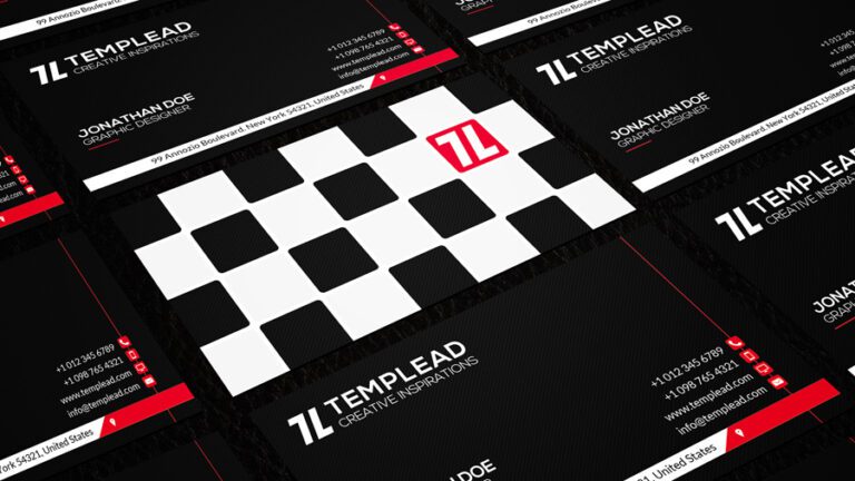 Free Contemporary Professional Name Card Design And Print $34.90