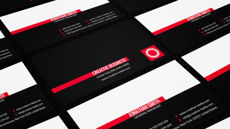 Free Executive Charm Name Card Design And Print $34.90