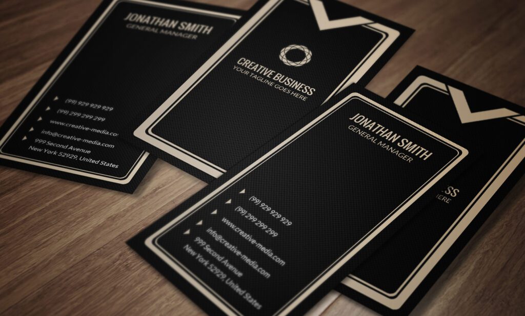 Free Executive Professional Name Card Design And Print $34.90