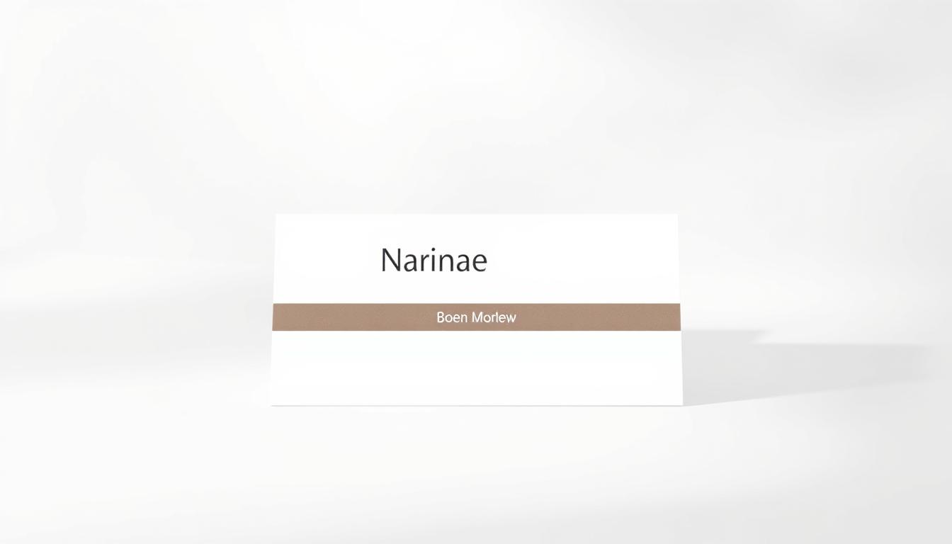 How To Design A Minimalist Name Card That Stands Out