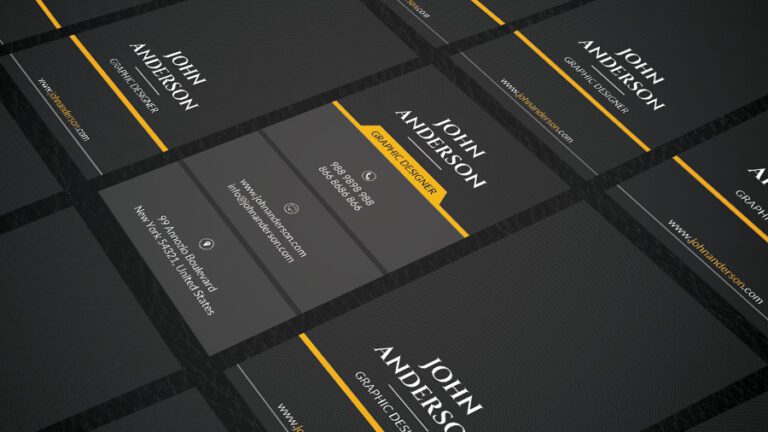 Free Modern Minimalist Personal Name Card Design And Print $34.90