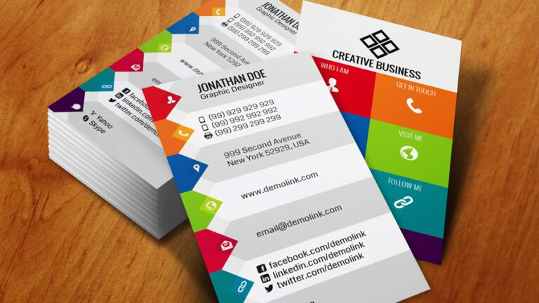 Free Motion Graphics Designer Name Card Design And Print $34.90