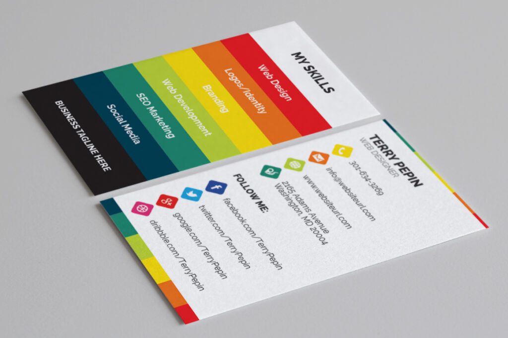 Free Personalized Script Name Card Design And Print $34.90