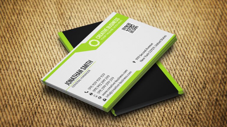 Free Professional Minimalist Name Card Design And Print $34.90