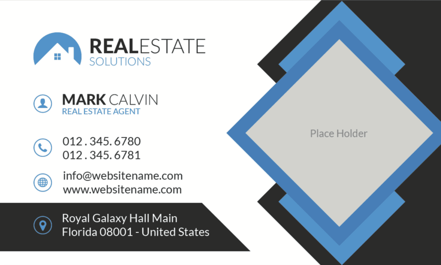 Free Property Management Name Card Design And Print $34.90