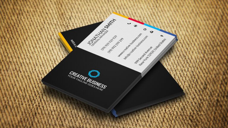 Free Refined Executive Name Card Design And Print $34.90