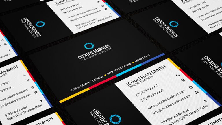 Free Refined Executive Name Card Design And Print $34.90