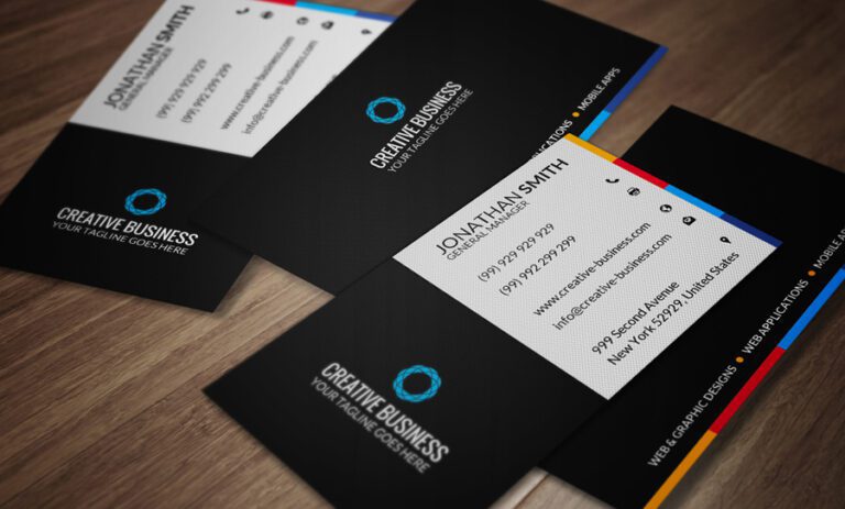 Free Refined Executive Name Card Design And Print $34.90