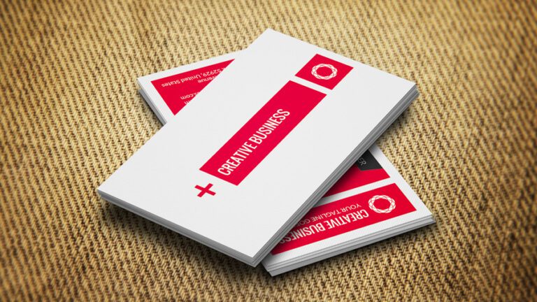 Free Refined Modern Name Card Design And Print $34.90