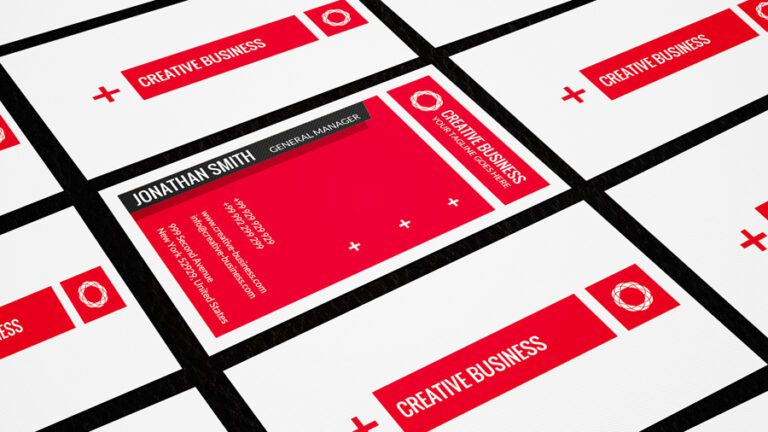 Free Refined Modern Name Card Design And Print $34.90
