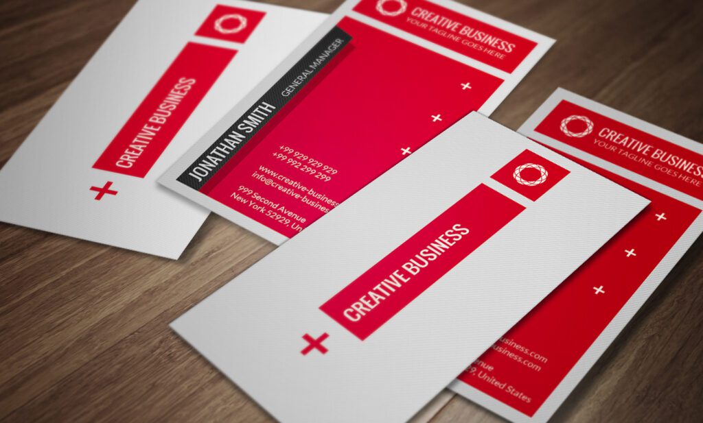Free Refined Modern Name Card Design And Print $34.90