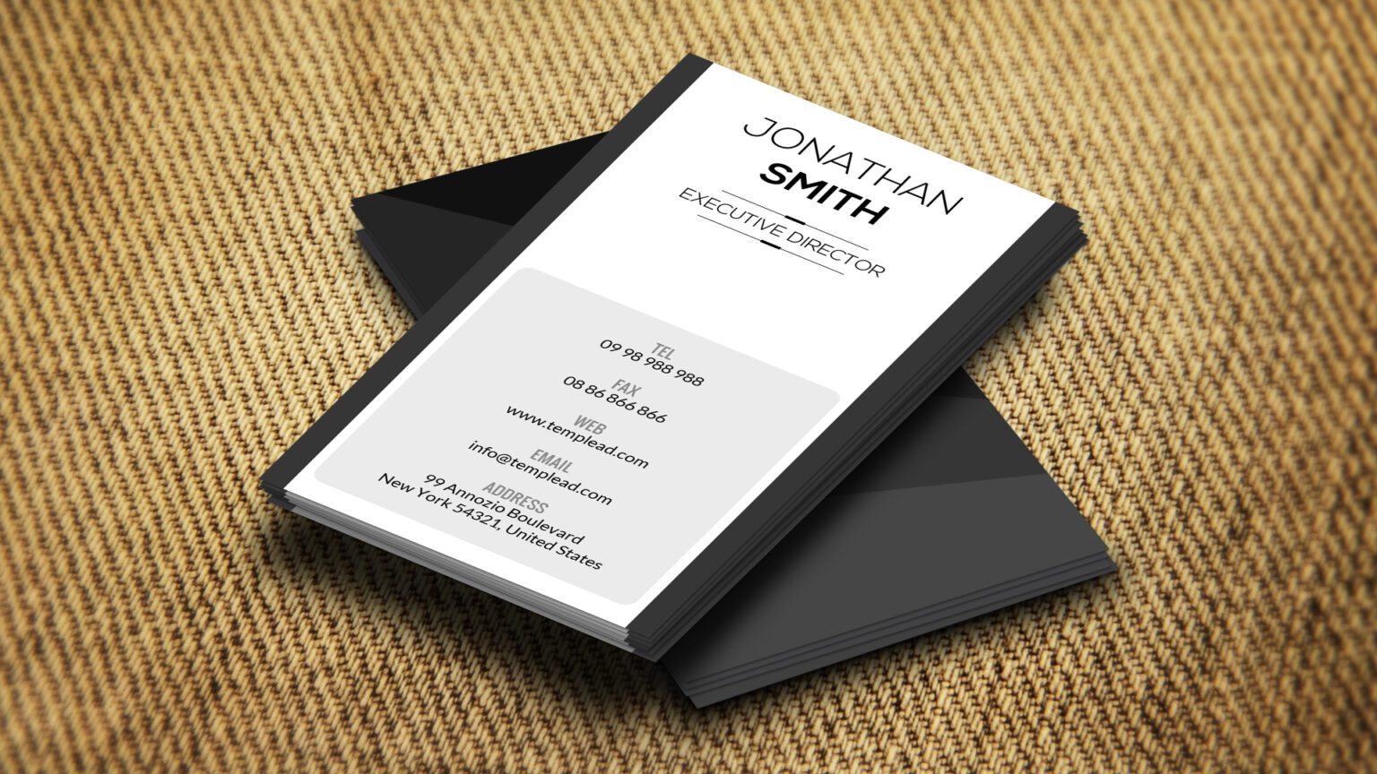 Free Sophisticated Name Card Design And Print $34.90