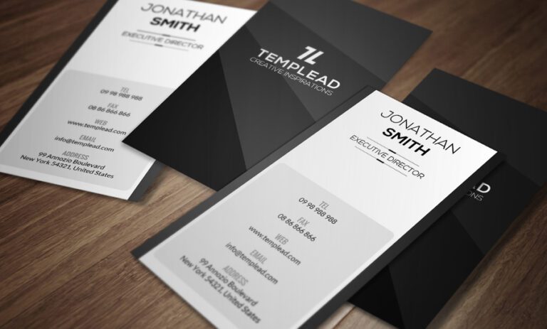 Free Sophisticated Name Card Design And Print $34.90