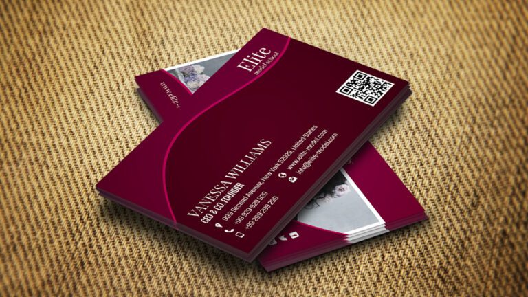 Free Talent Model Agency Name Card Design And Print $34.90
